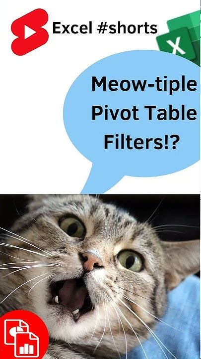 Enable Multiple Filters Pivot Table Excel Shorts Youtube