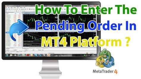 PENDING ORDER Di MT4 MetaTrader4 YouTube