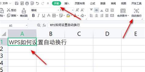 WPS如何设置自动换行 新知