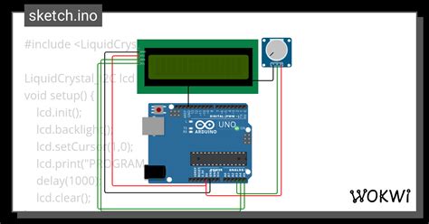 Program Adc Praktikum 4 Percobaan 2 Wokwi Esp32 Stm32 Arduino Simulator