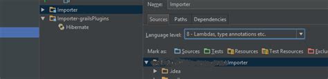 Groovy Intellij Idea Compile Grails Project With Source 18 Or 1