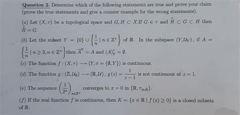 Solved TOPOLOGY Could You Please Solve It Step By Step Chegg