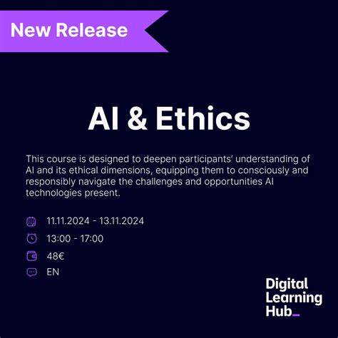 Dive Into The World Of Artificial Intelligence And Ethics With Our Immersive 3 Day Course 🤖🌍