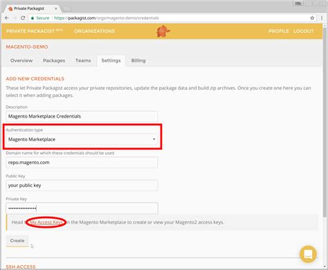 mirroring magento marketplace packages in private packagist