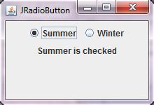 JRadioButton In Java Decodejava