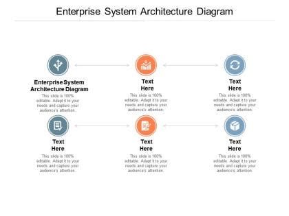 Enterprise System Architecture Diagram PowerPoint Presentation And Slides PPT Presentation