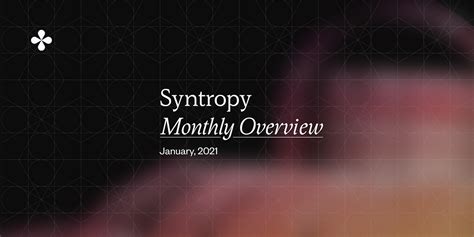 Syntropy In January Syntropy Stack Syntropy Builders Use Cases And