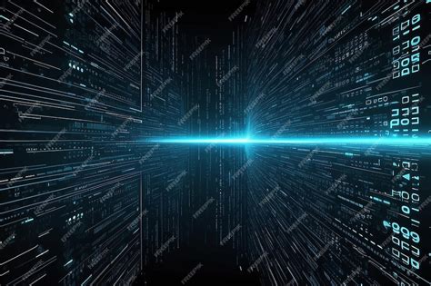 Premium Photo Binary Code Background Digital Abstract Technology Background
