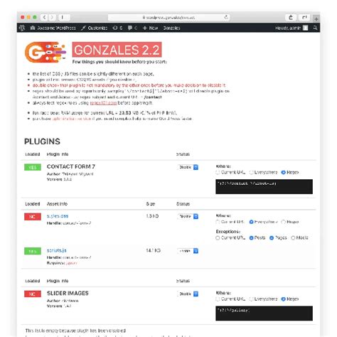 download gonzales wordpress performance plugin 2 3 getmythemes