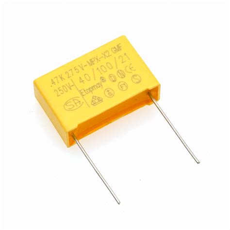 Metallized Polypropylene X2 Mkp Film Capacitor Safety Capacitor Film Capacitor And Metallized