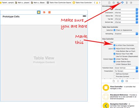 Ios Table View Tutorial Creating Tableview In Xcode 7 Using Swift