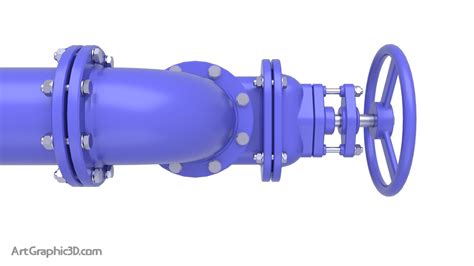 Refinery Pipeline 3d Model