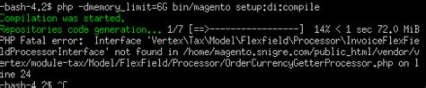 Magento Fails On Magento Setup Di Compile With An Error Mentioning