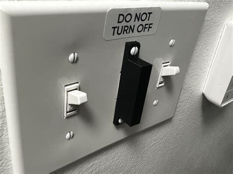 Light Switch Blocker By Heyderekpmakerworld Download Free 3d Models