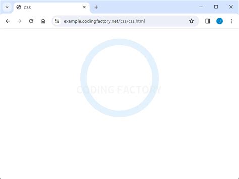 css tutorial 원 또는 타원 만드는 방법 coding factory