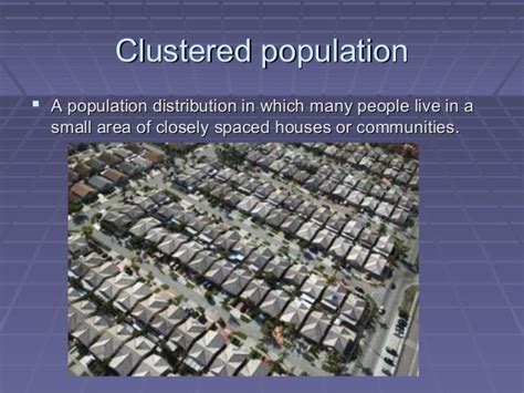Lesson 3 Population Clusters Dhs World Geo