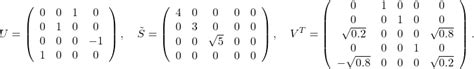 Singular Value Decomposition Of A 4×5 Matrix Hyper Textbook