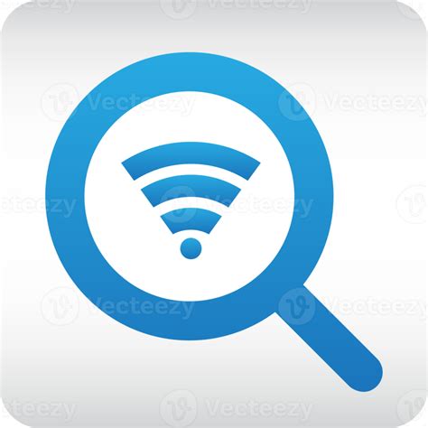 Wifi Search Gradient Icon 15130059 Png