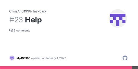 Help Issue ChrisAnd TaskbarXI GitHub