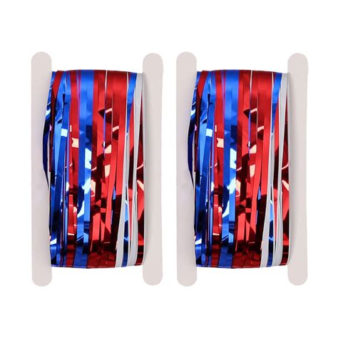 Foil Fringe Curtains 2 Packs Sparkle Metallic Curtains Party Photo