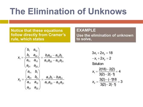 direct methods to solve linear equations systems pptx