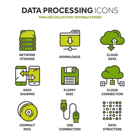 premium vector cloud computing internet technology online services