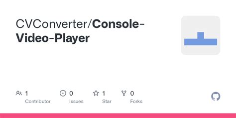 Github Cvconverterconsole Video Player