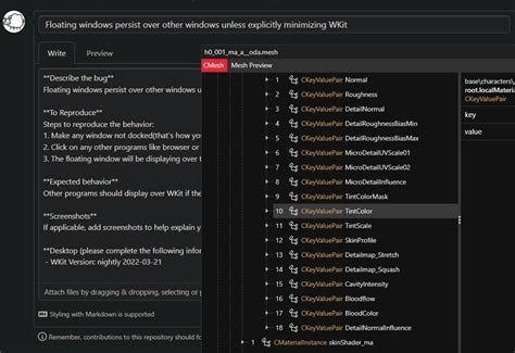 Floating Windows Persist Over Other Windows Unless Explicitly Minimizing Wkit · Issue 752
