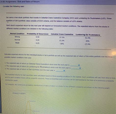 solved ch 08 assignment risk and rates of return consider