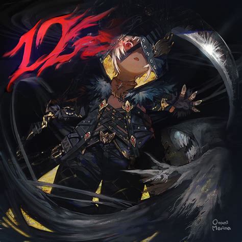 Ffxiv Reaper Illustration 12 Days Until Dawntrail News Icy Veins