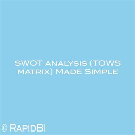 Swot Analysis History Definition Templates And Worksheets