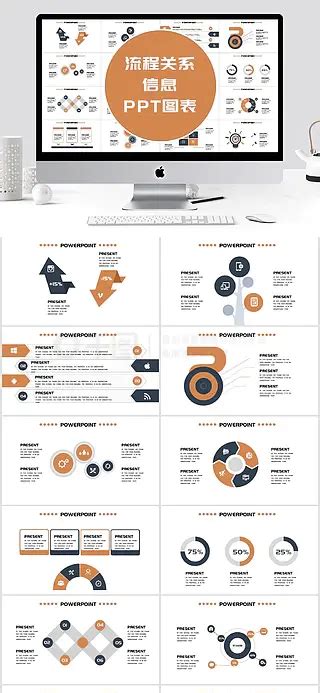 流程图ppt模板免费下载 Ppt模板大全 千图网