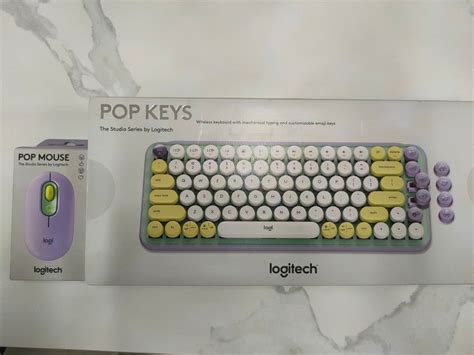 BNIB Logitech Pop Keyboard And Pop Mouse Set Computers Tech Parts Accessories Computer