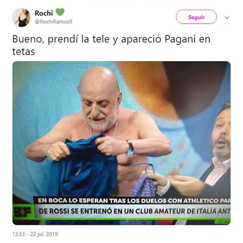 La máxima osadía de Horacio Pagani se desnudó en vivo para comparar su físico con el de Daniele