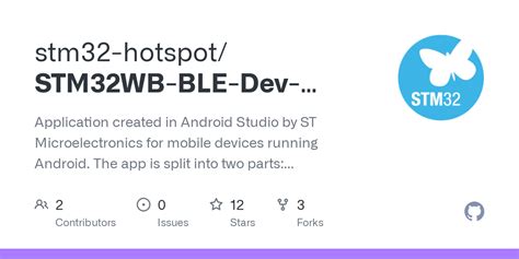 Releases Stm Hotspot STM WB BLE Dev App Android GitHub