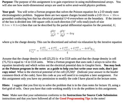Solved Purpose The Purpose Of This Assignment Is To Gain