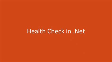 Waqas Ahmed On Linkedin Implementing Health Checks In Net Core With