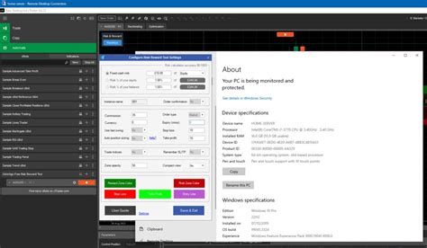 Risk And Reward Tool Blank Settings Screen Ctrader Help And Community