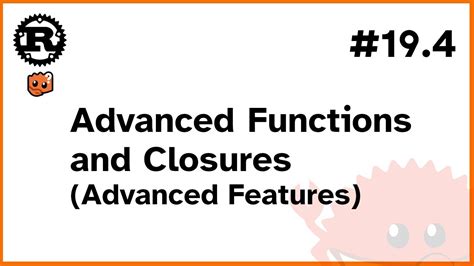belajar rust 19 4 advanced functions and closures di rust youtube