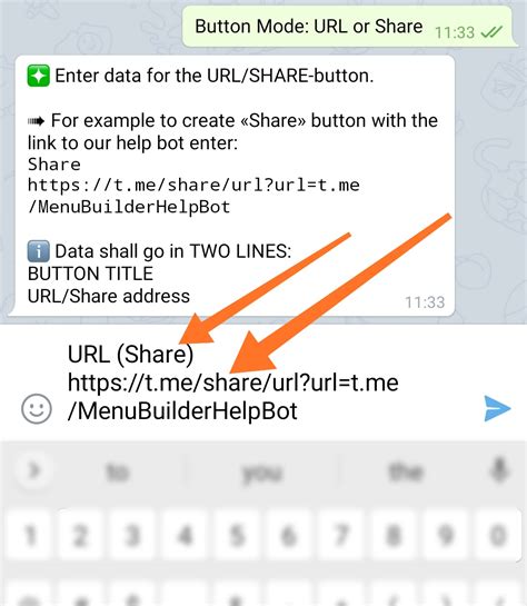 Inline Buttons MenuBuilder Web Docs