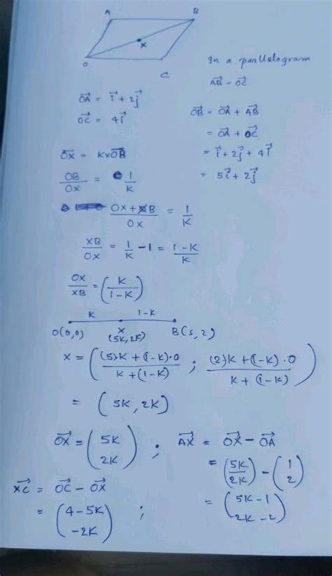 Leave Blank OABC Is A Parallelogram May Diagram NOT Accurately Drawn Oc A