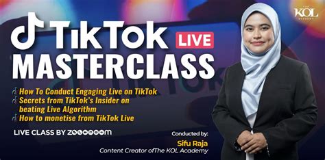 Tiktok Live Master Class The Kol Academy Sdn Bhd