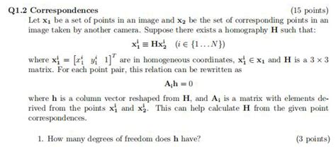 solved 1 2 correspondences 15 points let x1 be a set of