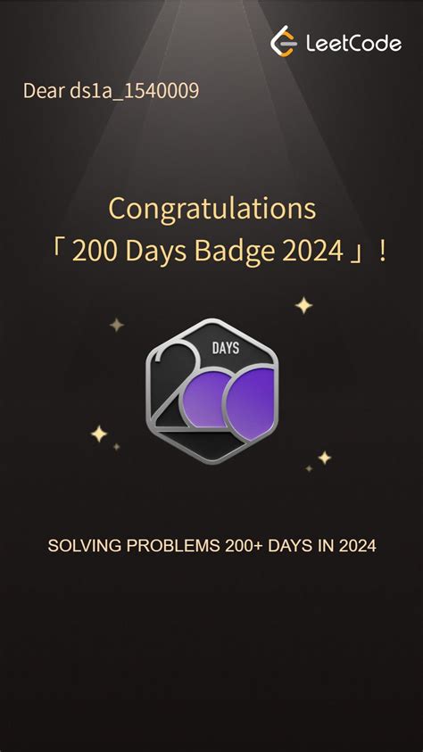 Akash Singh On Linkedin Leetcode Dsa 200daysbadge