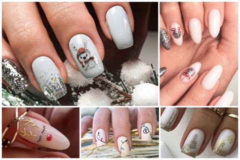 Празничен маникюр в бяло 55 идеи