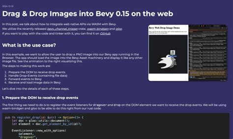 stephan d on linkedin bevy web rustlang gamedev