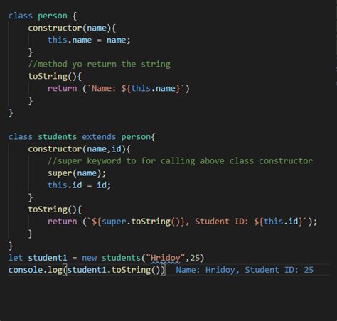 Javascript Class Inheritance Syntax Large Nations Bloggers Picture
