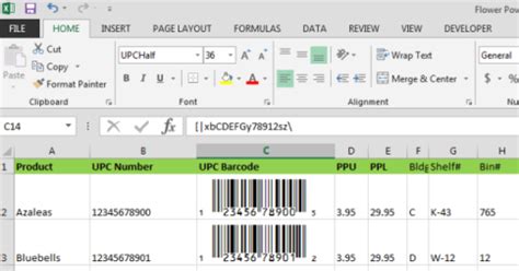 Barcode Nerds How To Make UPC And EAN Barcodes In Excel