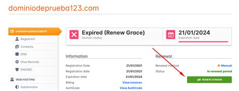 How To Renew A Domain Mrdomain