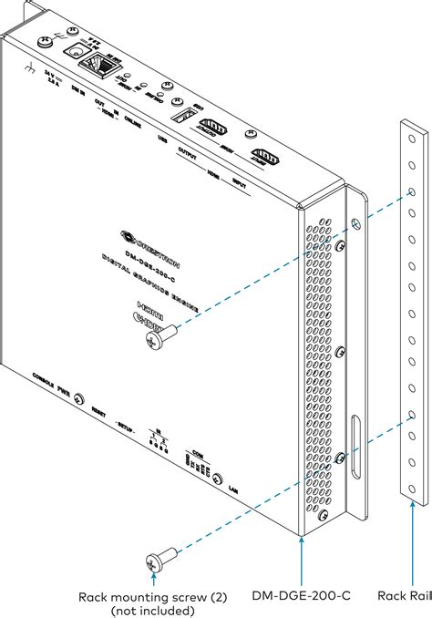 DM‑DGE‑200‑C Installation | DGE‑100 and DM‑DGE‑200‑C Manual